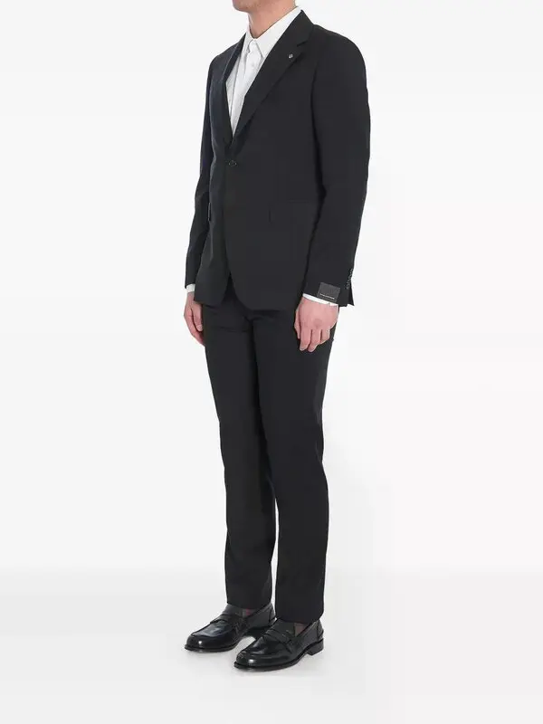 Tagliatore Wool Two-piece Suit - Black