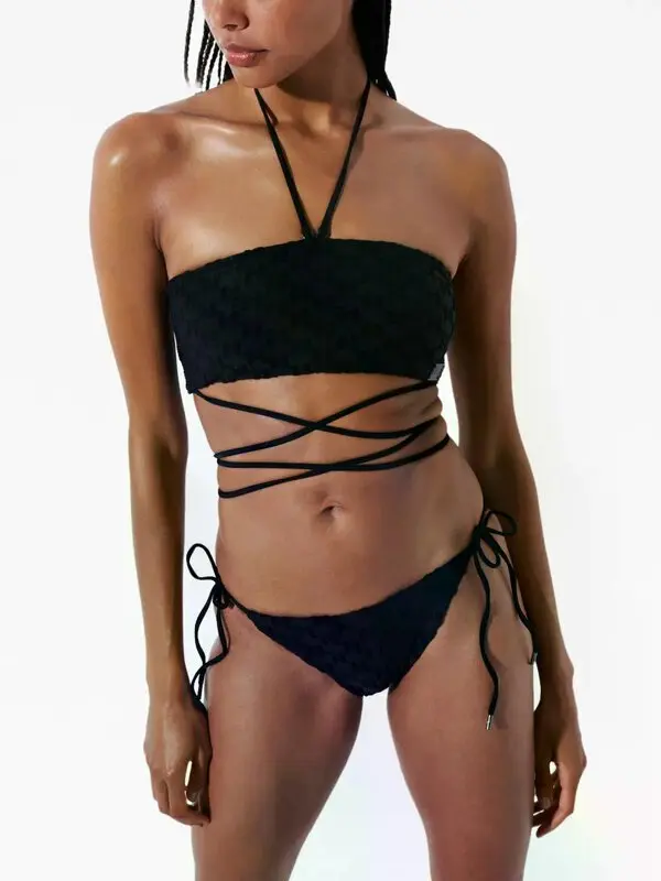 Karl Lagerfeld Monogram-print Bikini Bottoms