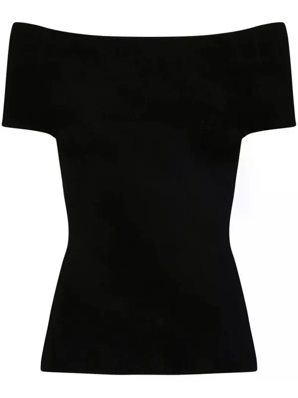 TOTEME Fine-knit Top - Black