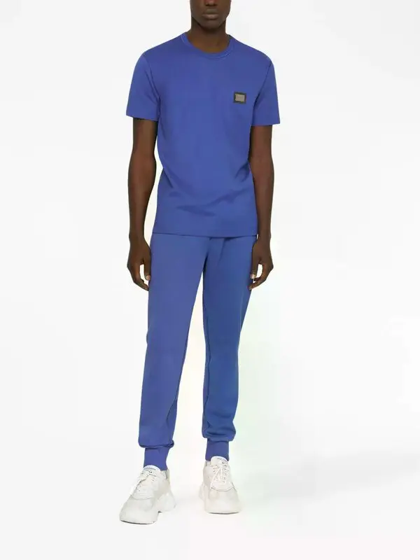 Dolce & Gabbana Dg Essentials Round-neck T-shirt - Blue