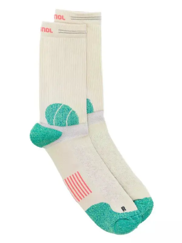 Rossignol Jacquard Logo Motif Socks - Neutrals