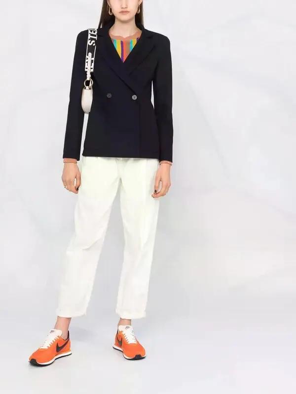 Harris Wharf London Double-breasted Virgin Wool Blazer