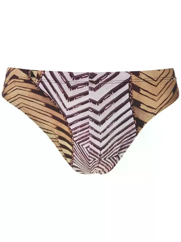 AMIR SLAMA Caminhos Print Trunks - Multicolour