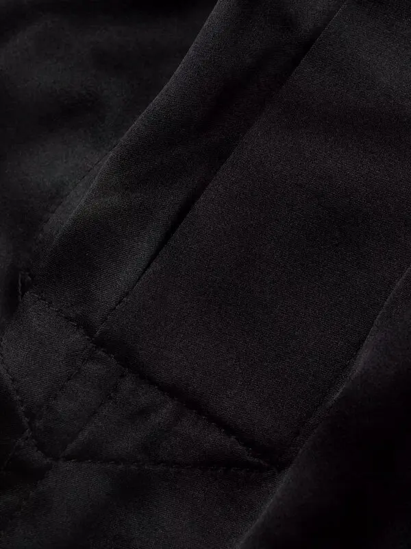 TOM FORD Logo-waistband Silk Pajama Trousers - Black