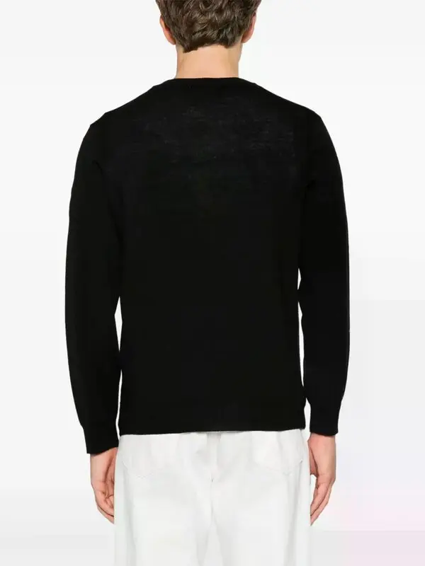 Lacoste V-neck Wool Blend Sweater