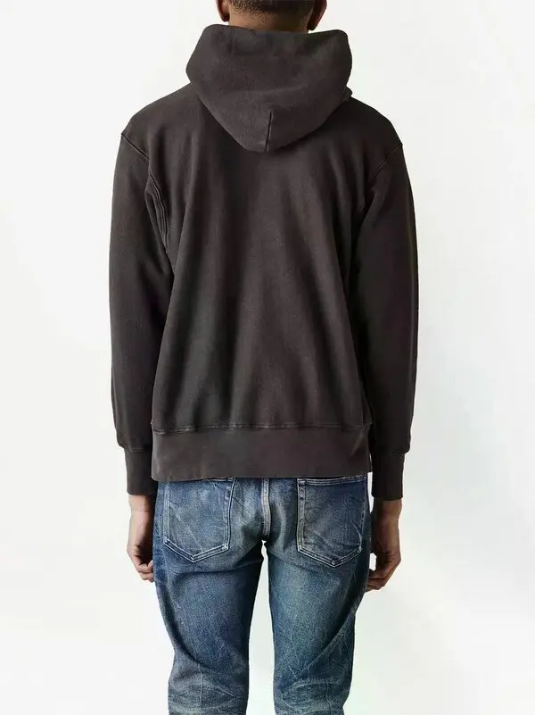 LES TIEN Cotton Jersey Fleece Hoodie