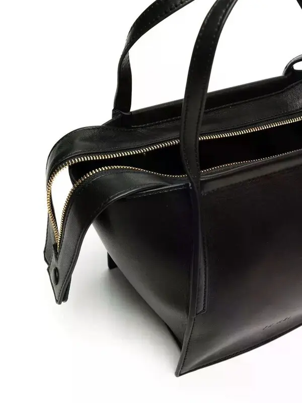 YU MEI Mini Milly Nappa Leather Tote Bag - Black