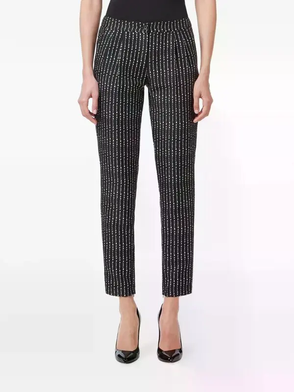 Philipp Plein Pinstriped Tailored Trousers