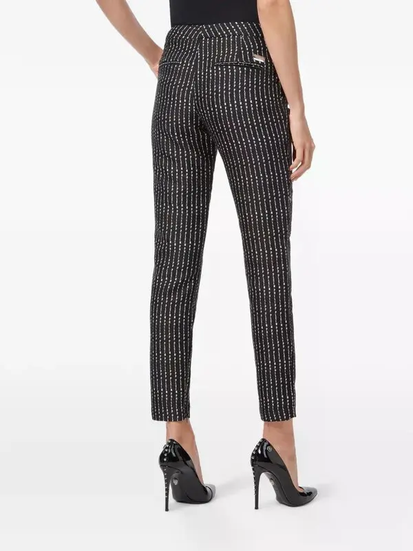 Philipp Plein Pinstriped Tailored Trousers