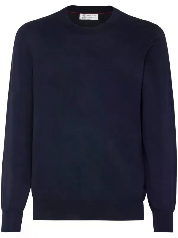 Brunello Cucinelli Crew Neck Cotton Jumper