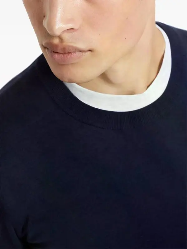 Brunello Cucinelli Crew Neck Cotton Jumper