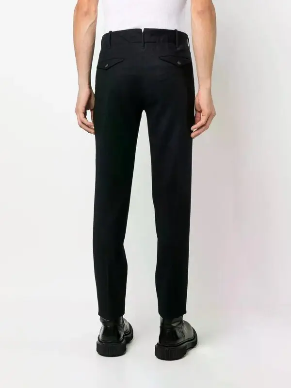 Incotex Mid-rise Straight-leg Trousers - Blue