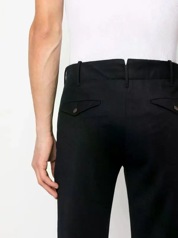 Incotex Mid-rise Straight-leg Trousers - Blue