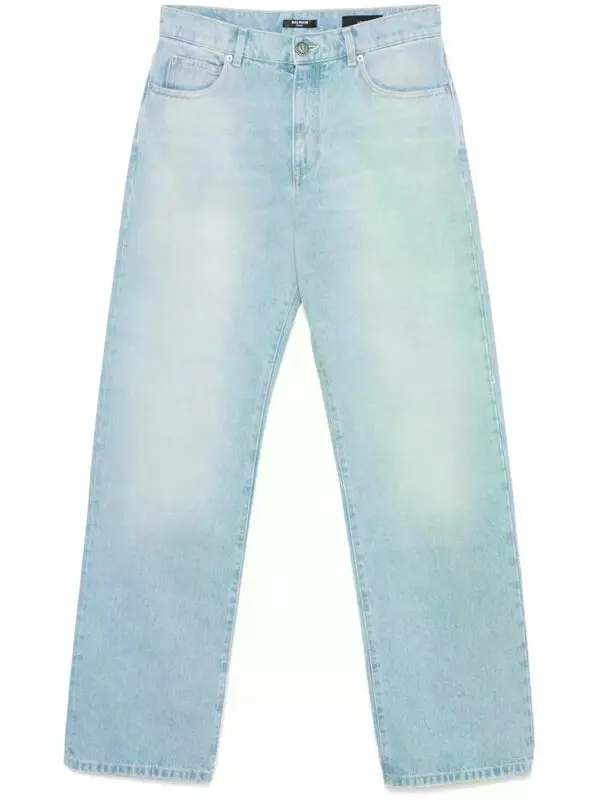 Balmain Straight-leg Jeans - Blue