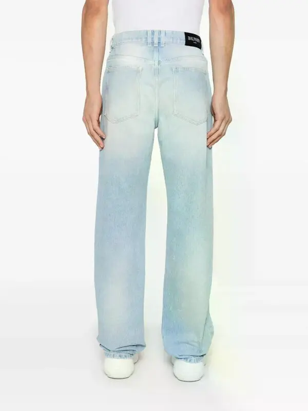 Balmain Straight-leg Jeans - Blue