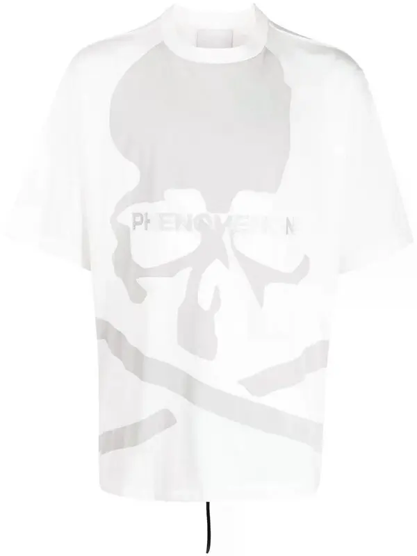 MASTERMIND WORLD Skull-print Detail T-shirt - White