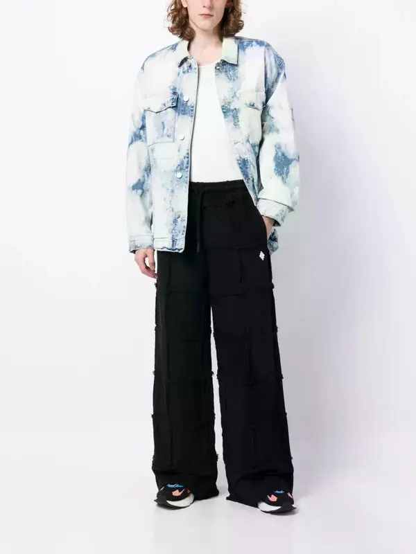 COUNTY OF MILAN Inside-out Frayed Drawstring Trousers