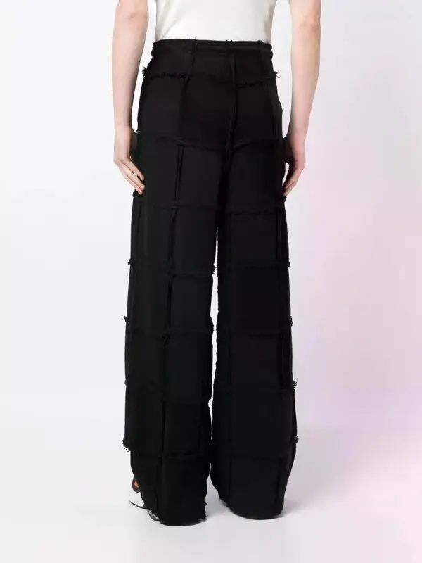 COUNTY OF MILAN Inside-out Frayed Drawstring Trousers