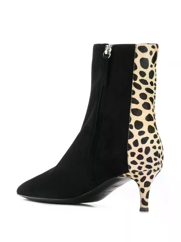 GIUSEPPE ZANOTTI Leopard Ankle Boots