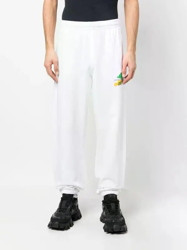 Off-White Arrows-print Track Pants - White