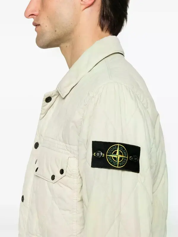 Stone Island Compass-badge Quilted Jacket