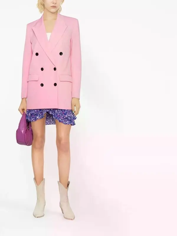 Isabel Marant Étoile Nevim Double-breasted Blazer - Pink