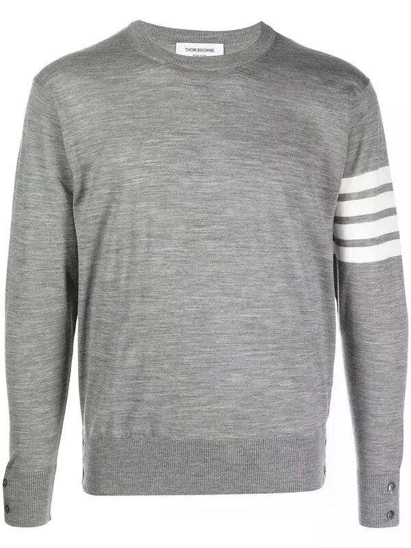 Thom Browne 4-bar Crew Neck Jumper
