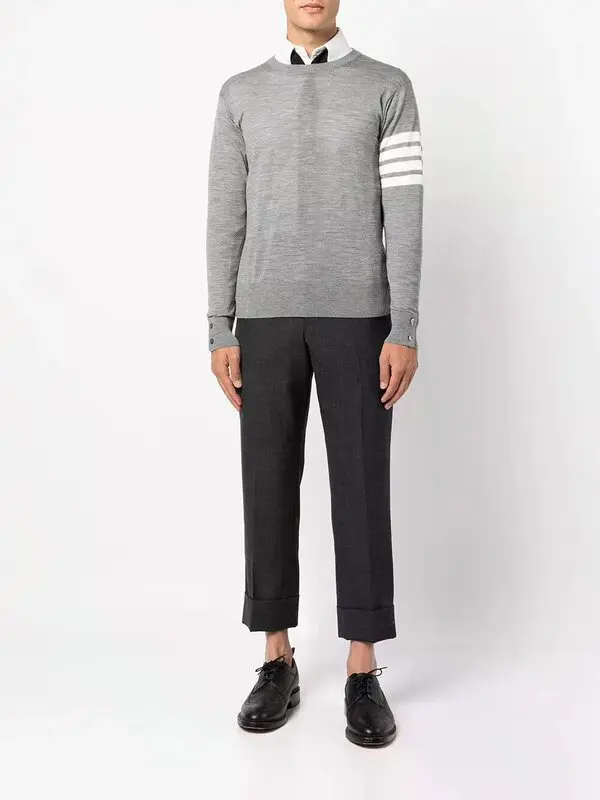 Thom Browne 4-bar Crew Neck Jumper