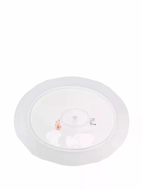 Off-White X Ginori 1735 Logo-print Oval Tray