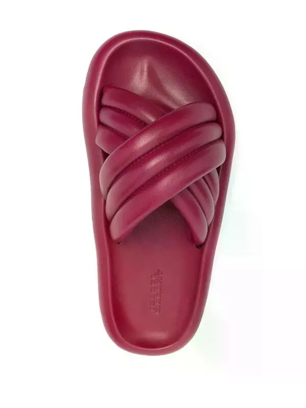 Isabel Marant Étoile Cross-strap Platform Slides