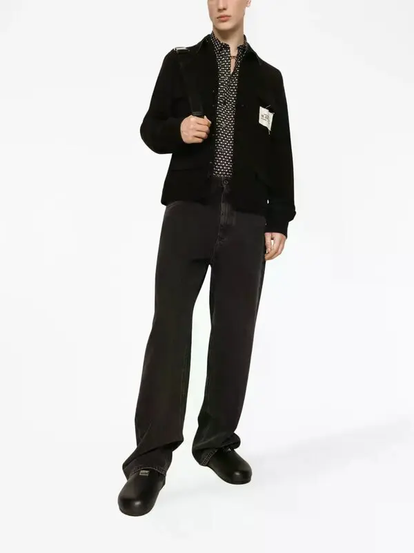 Dolce & Gabbana Dg Logo-print Cotton Shirt