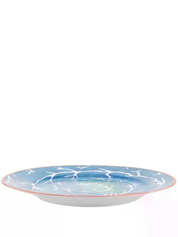 PINTO PARIS Lagon Porcelain Buffet Plate - Blue