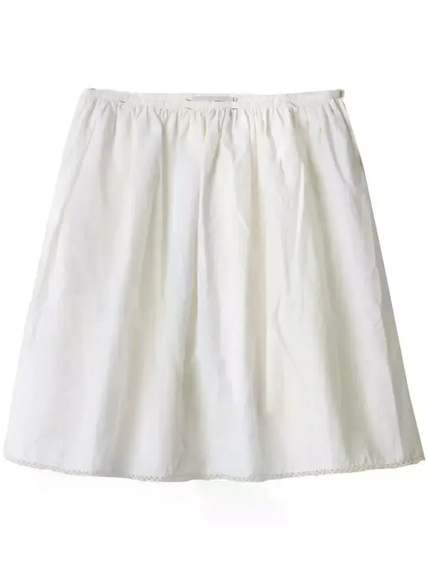 Miu Miu Logo Detail Midi Skirt