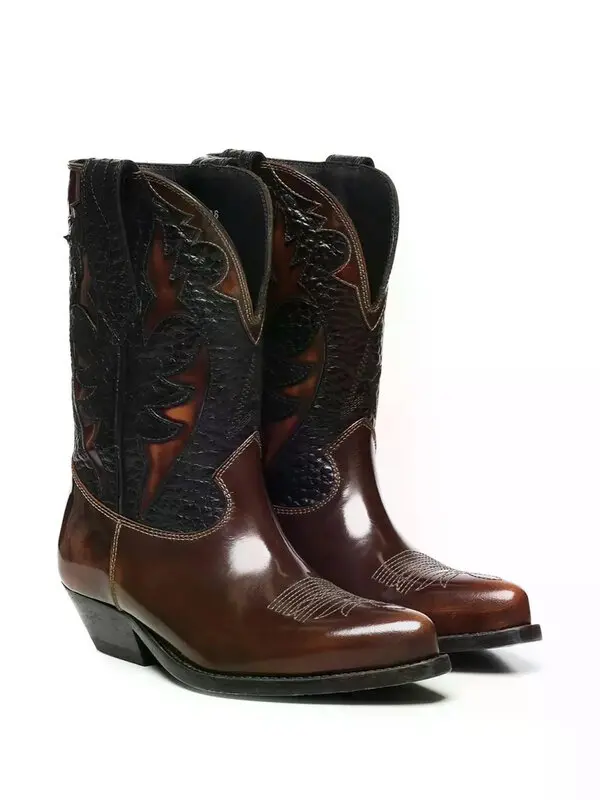 GOLDEN GOOSE Wish Star Cowboy Boots