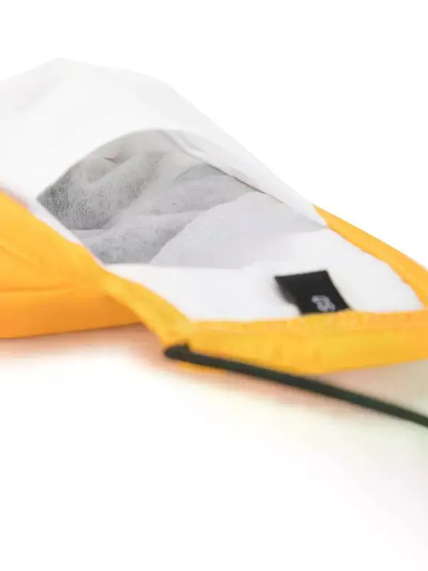 MOSTLY HEARD RARELY SEEN Logo Patch Face Mask - Yellow