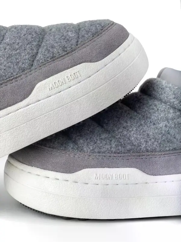 Moon Boot Park Logo-print Sneakers - Grey