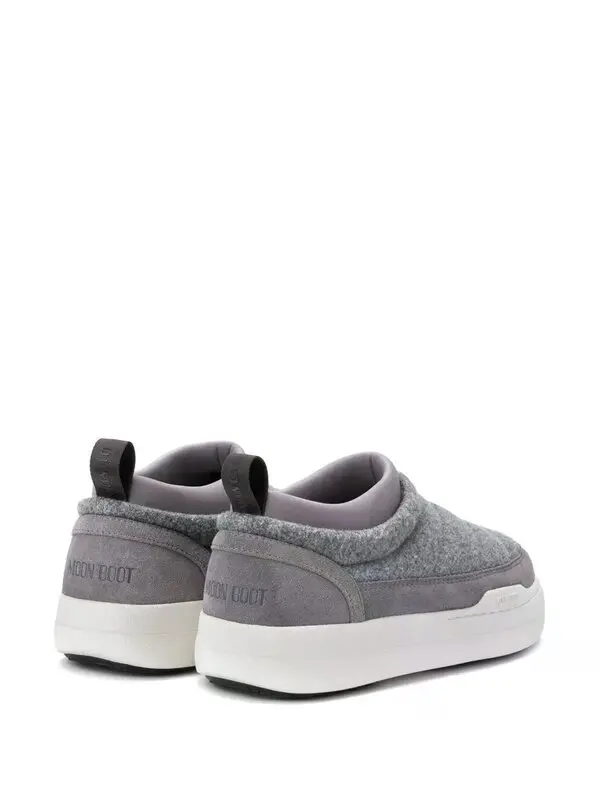 Moon Boot Park Logo-print Sneakers - Grey