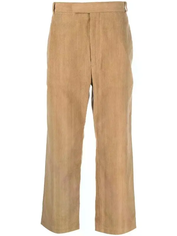 Thom Browne Corduroy Cropped Trousers - Brown