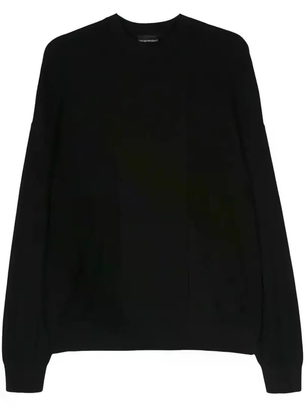 Emporio Armani Ribbed Cotton Jumper