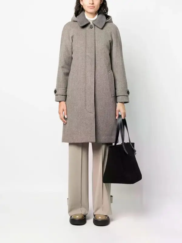 Woolrich Luxe Virgin Wool Knee-length Coat