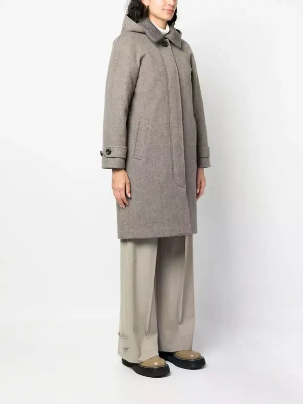 Woolrich Luxe Virgin Wool Knee-length Coat