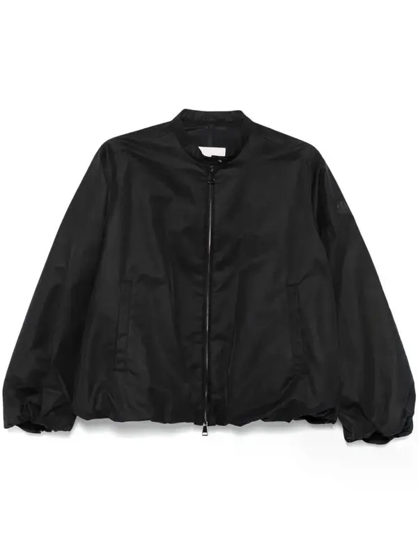 Moncler Zip-up Band-collar Jacket - Black
