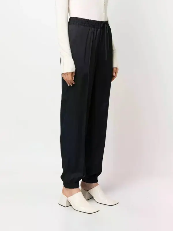 JIL SANDER Drawstring Tapered Trousers - Blue