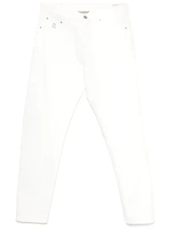 Brunello Cucinelli Straight-leg Jeans - White