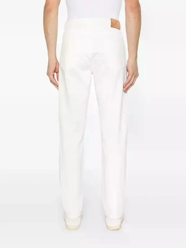 Brunello Cucinelli Straight-leg Jeans - White