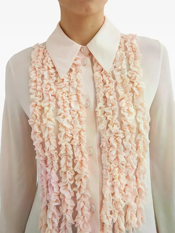 JIL SANDER Ruffle Shirt
