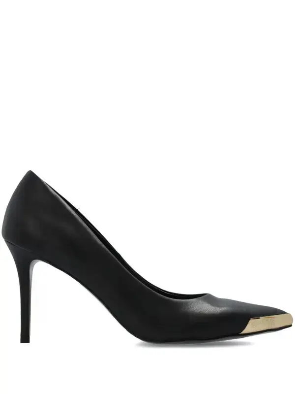 Versace Scarlett Pumps With Gold-tone Trim