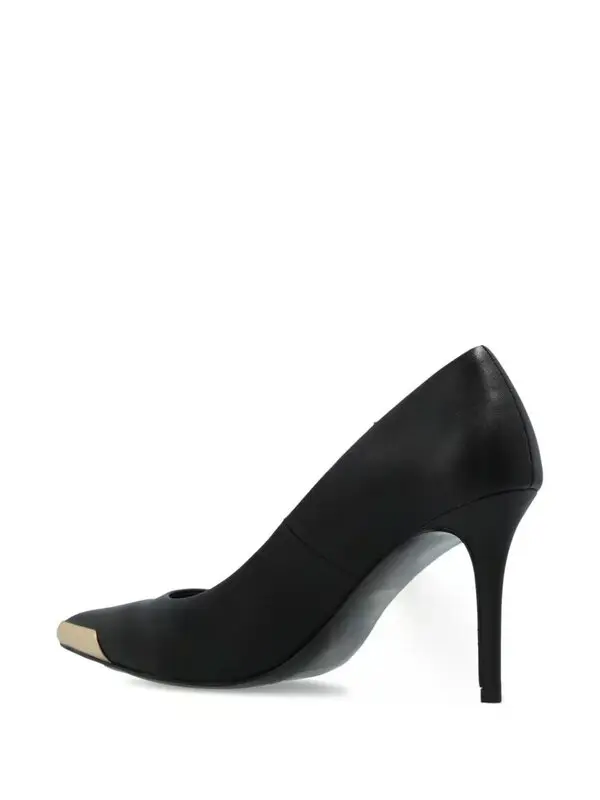 Versace Scarlett Pumps With Gold-tone Trim