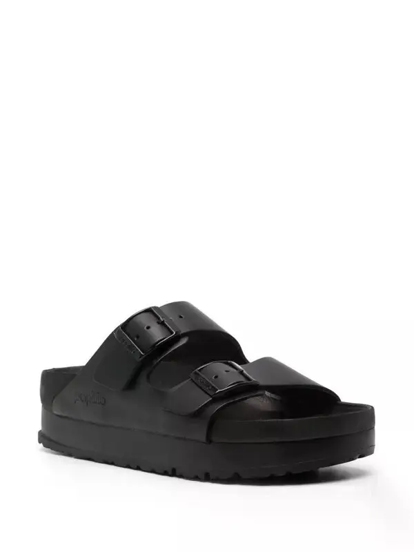BIRKENSTOCK Arizona Papillio Leather Platform Sandals
