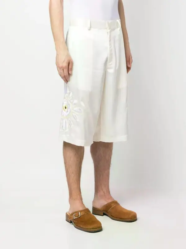 BLUEMARBLE Embroidered Satin Shorts